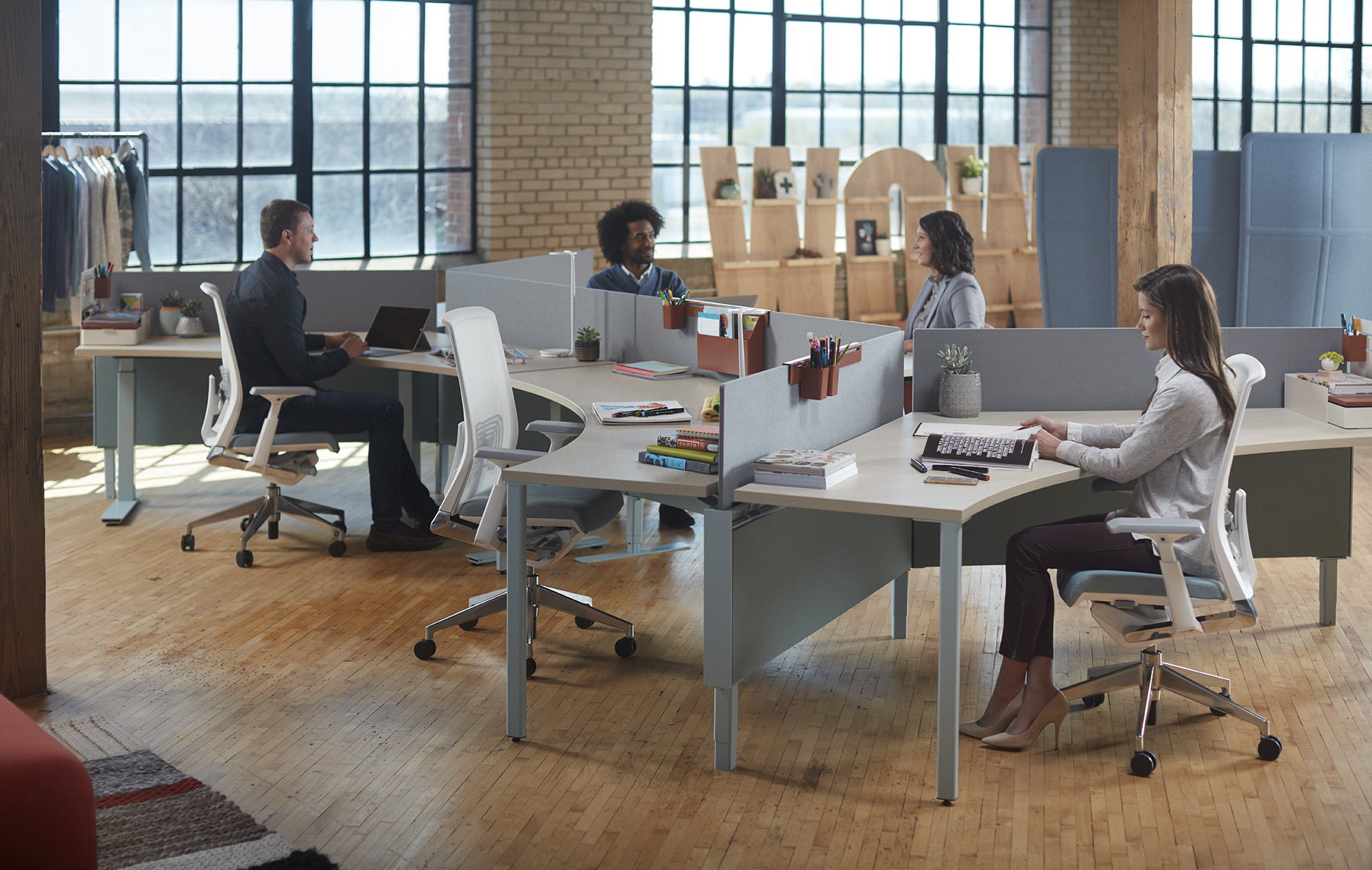 teams in office | Inspiring Workspaces by BOS